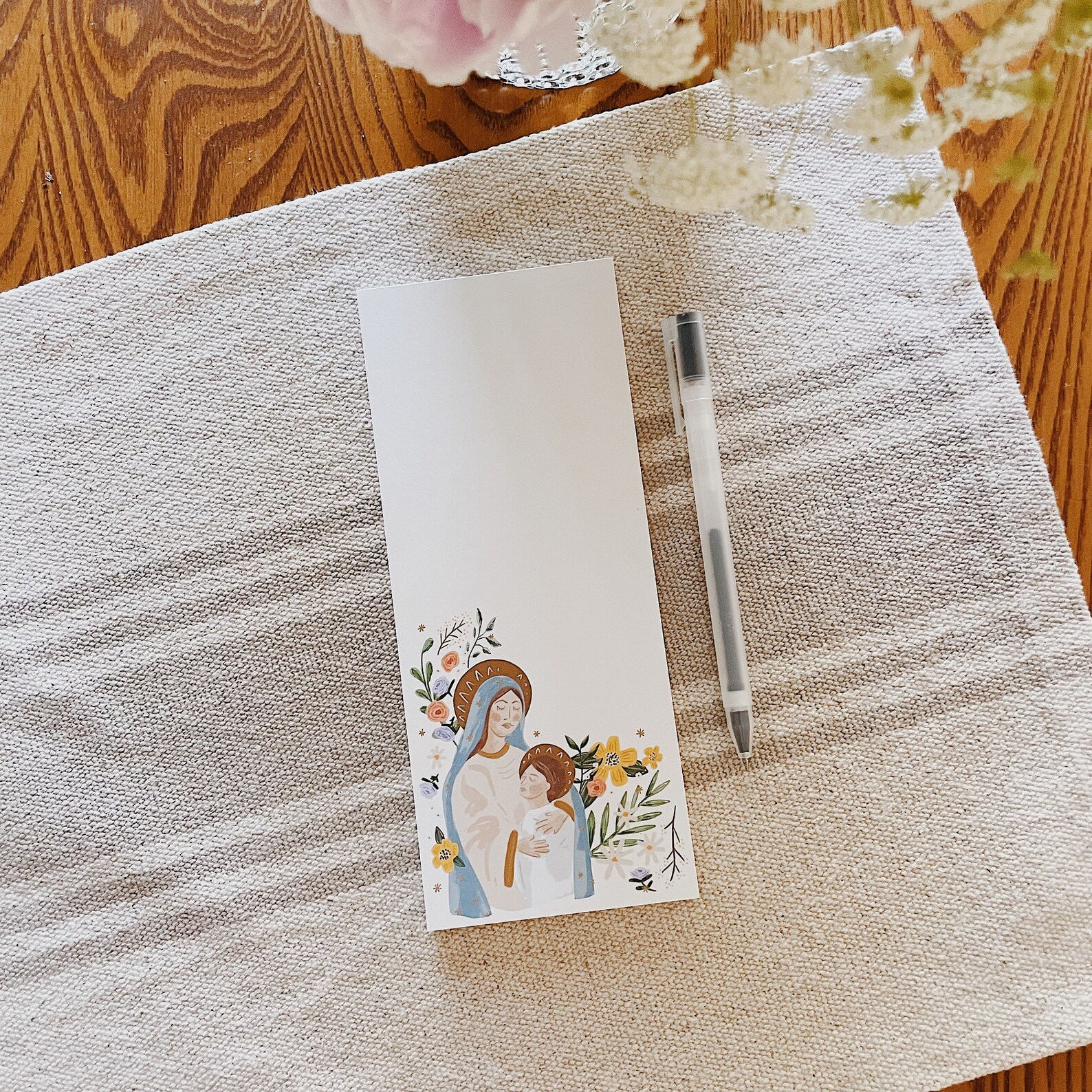 Marian Notepad, Marian Stationery, Catholic Notepad, Catholic Gift ...