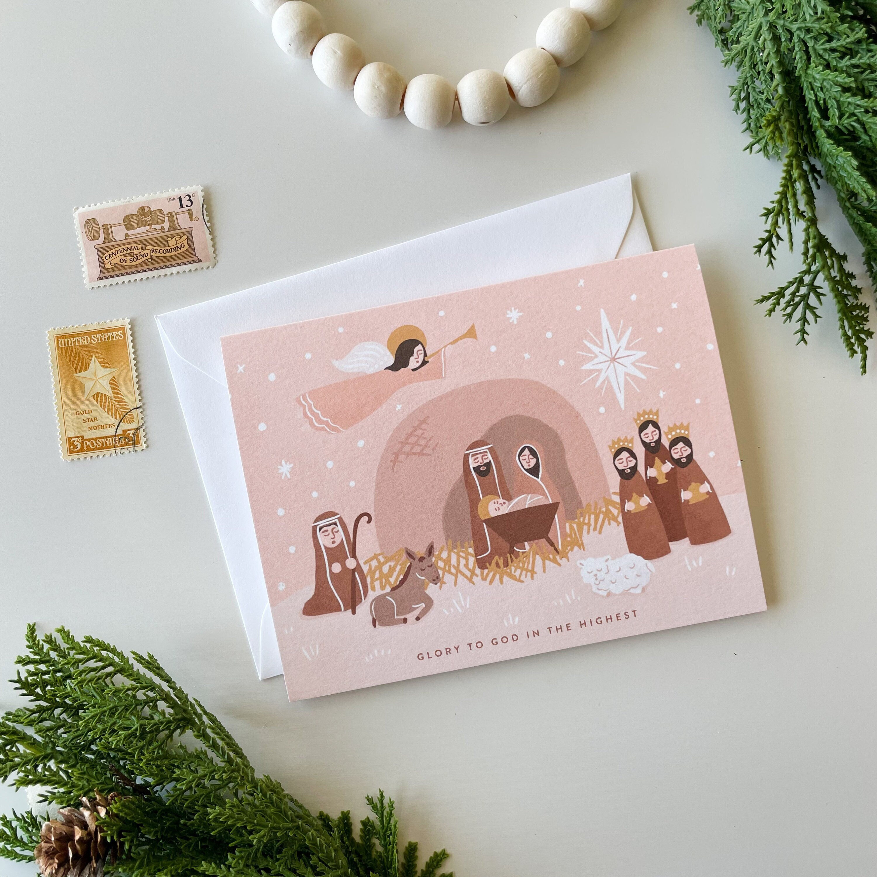 Nativity Christmas Cards Christian Christmas Cards Glory to - Etsy