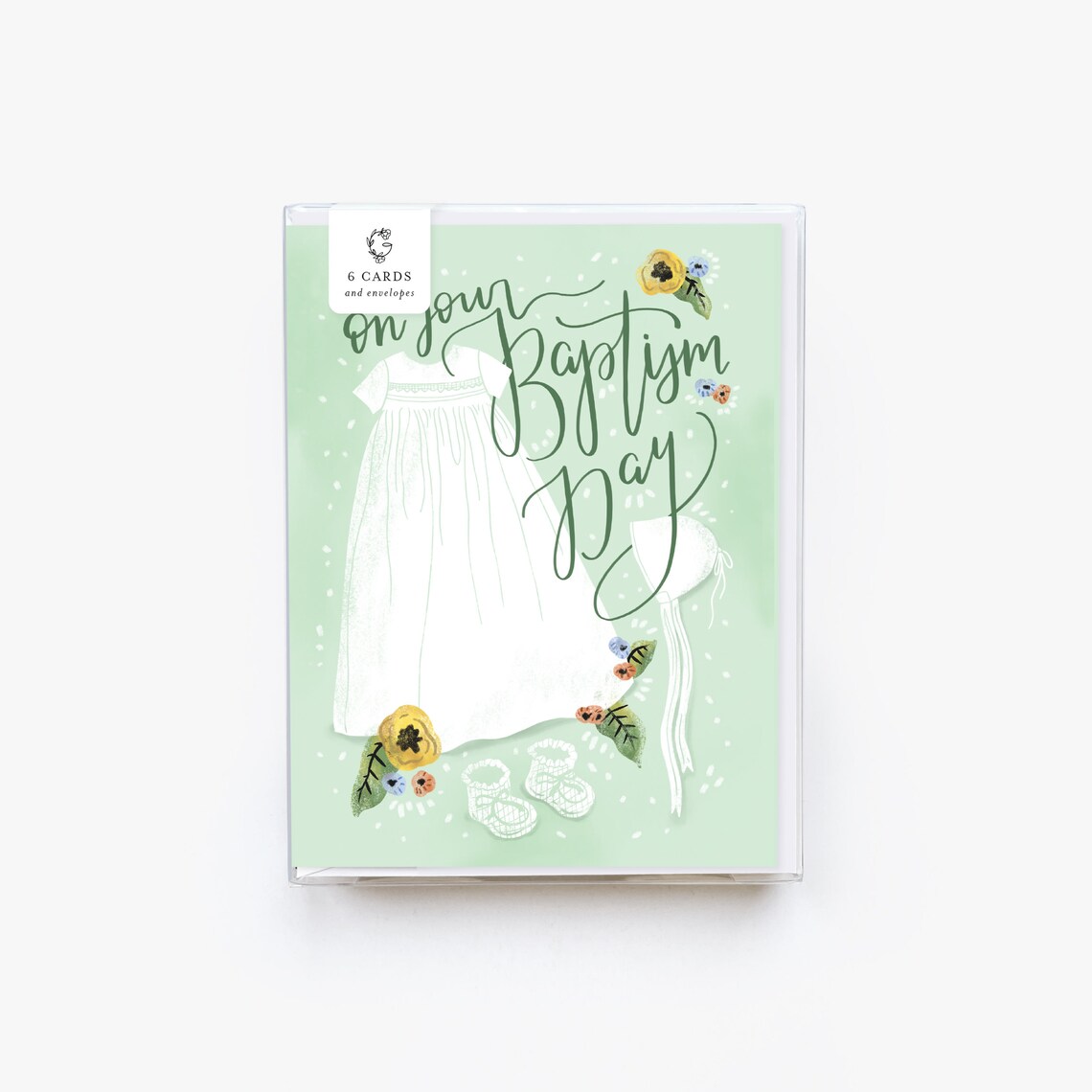 Baptism Greeting Card Catholic Baptism Gift Baptism Card - Etsy