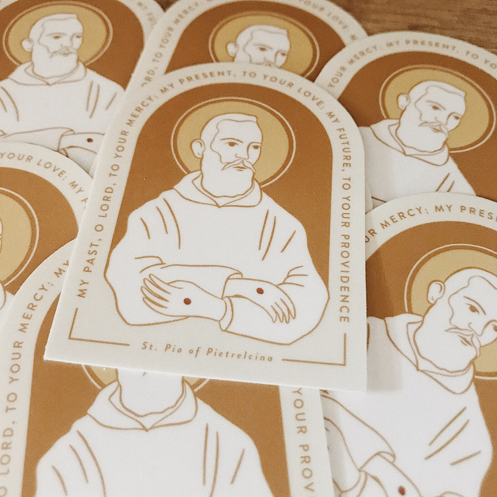 Padre Pio Sticker Padre Pio Quote St. Pio of Pietrelcina | Etsy