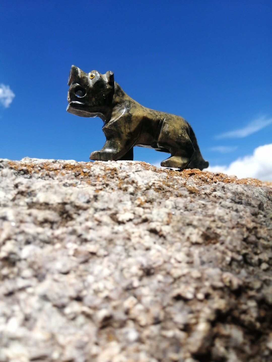Puma Carved in Stone From Peru - Etsy