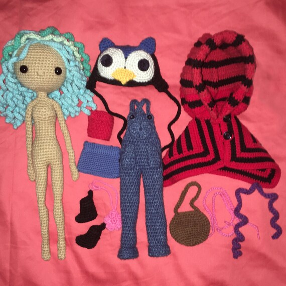 KOKO: Crochet Handmade Amigurumi Doll Setbendable | Etsy