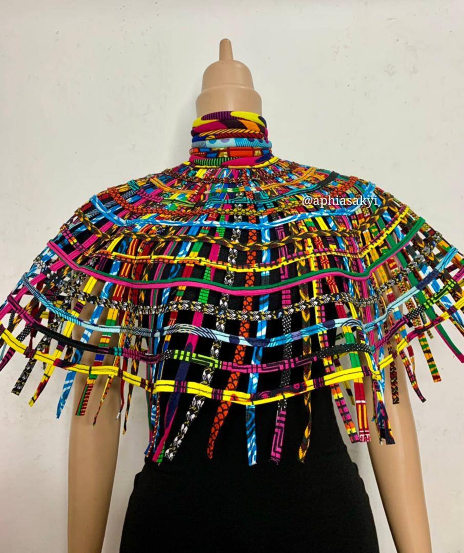 Mix Print Ankara Cape - Etsy