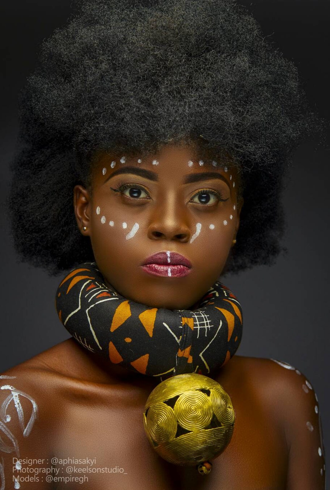 Bold African Brass Pendant Body Accessories, African Accessories, Bold ...