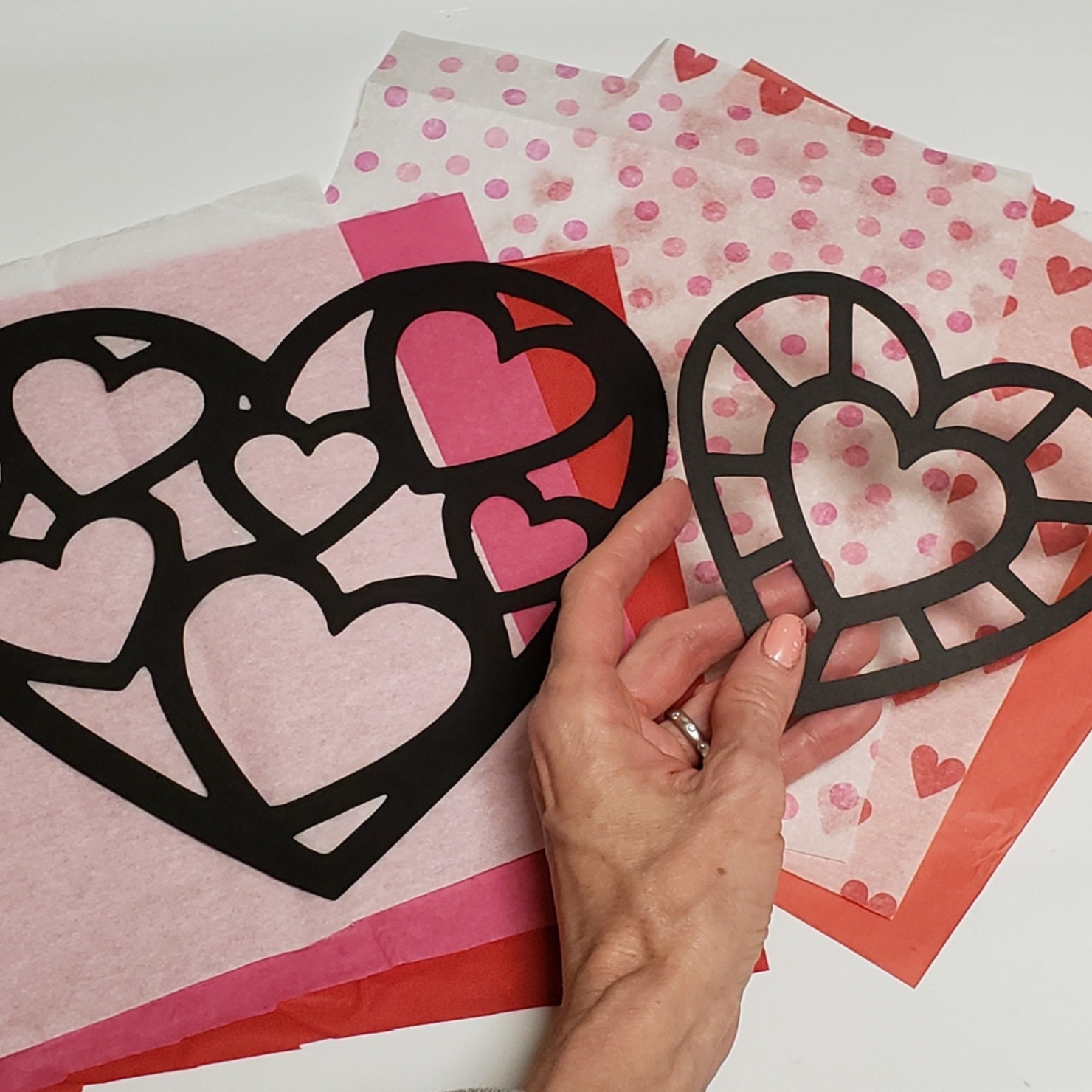 Valentine Heart Kid's Craft Stained Glass Suncatcher Kit | Etsy