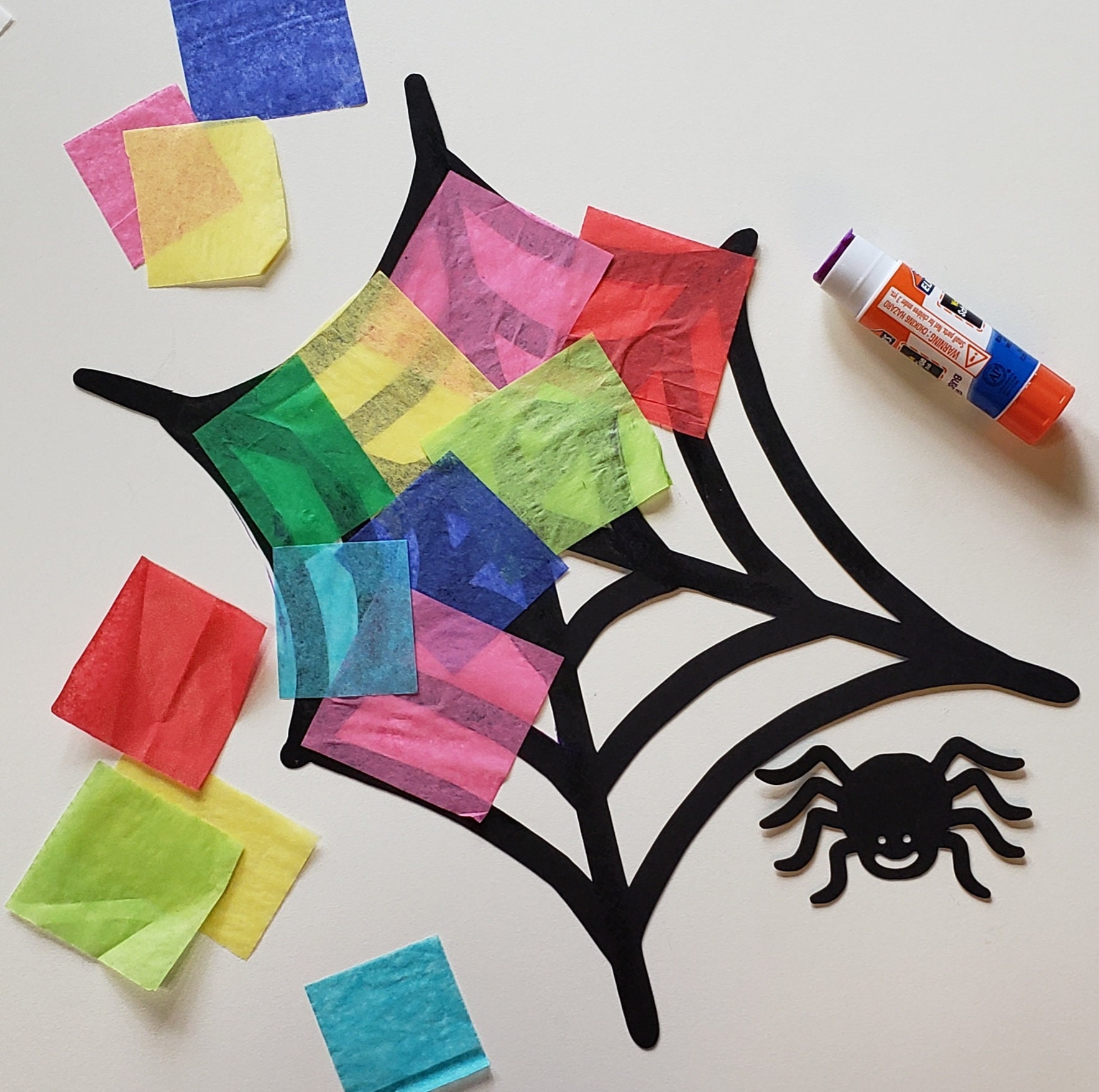 DIY Party Decor Spider Webs Paper Crafts for Kids Halloween Decorations ...