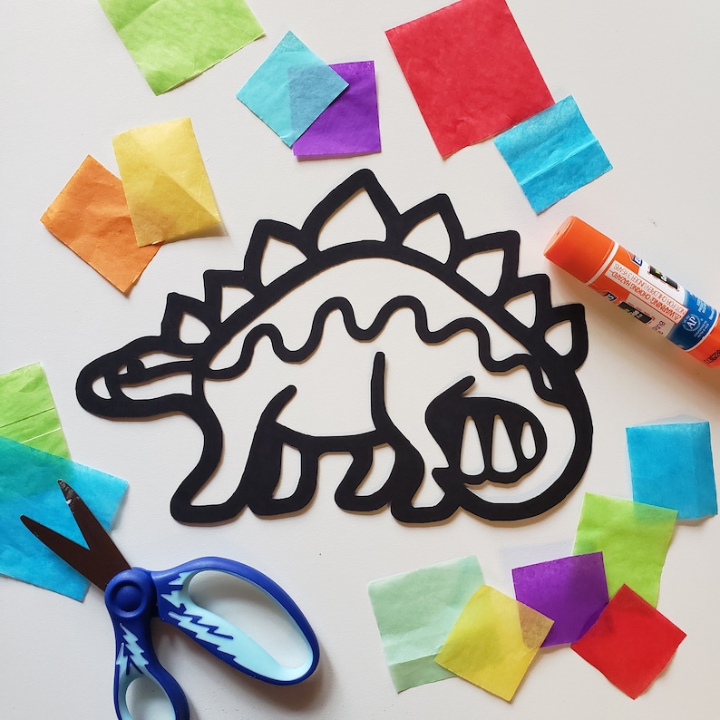 Classroom Dinosaur Crafts for Kids Dinosaur Suncatcher Kit - Etsy