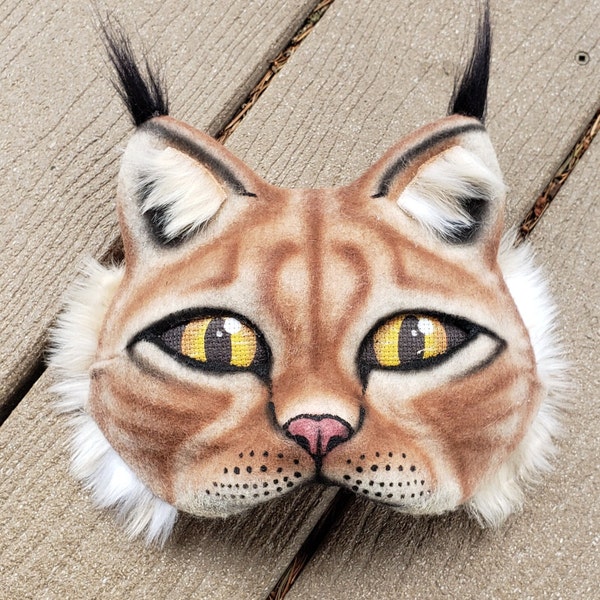 Brown Bobcat Therian Mask - Etsy