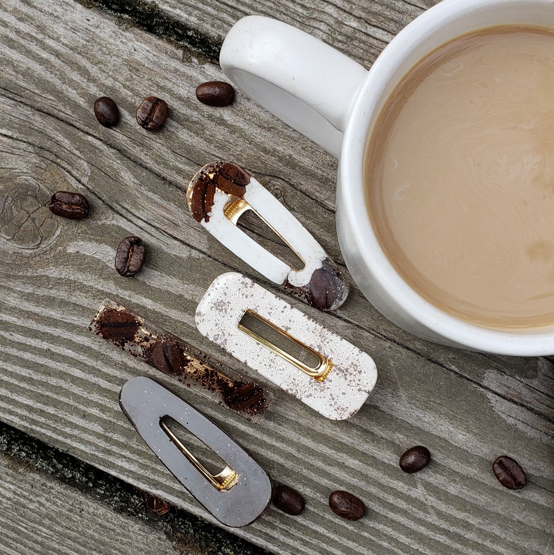 Unique Coffee Lover Gift for Coffee Enthusiast Hair Accessory for Her ...