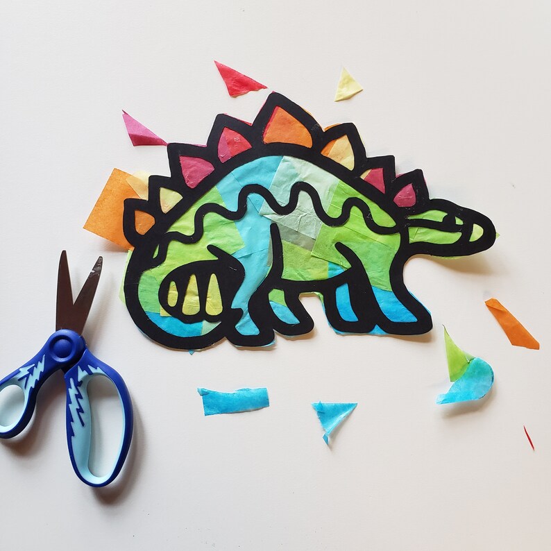 Classroom Dinosaur Crafts for Kids Dinosaur Suncatcher Kit - Etsy