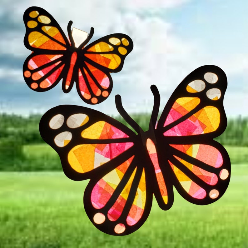 Classroom Butterfly Suncatcher Kit | Paper Crafts for Kids | DIY Spring ...