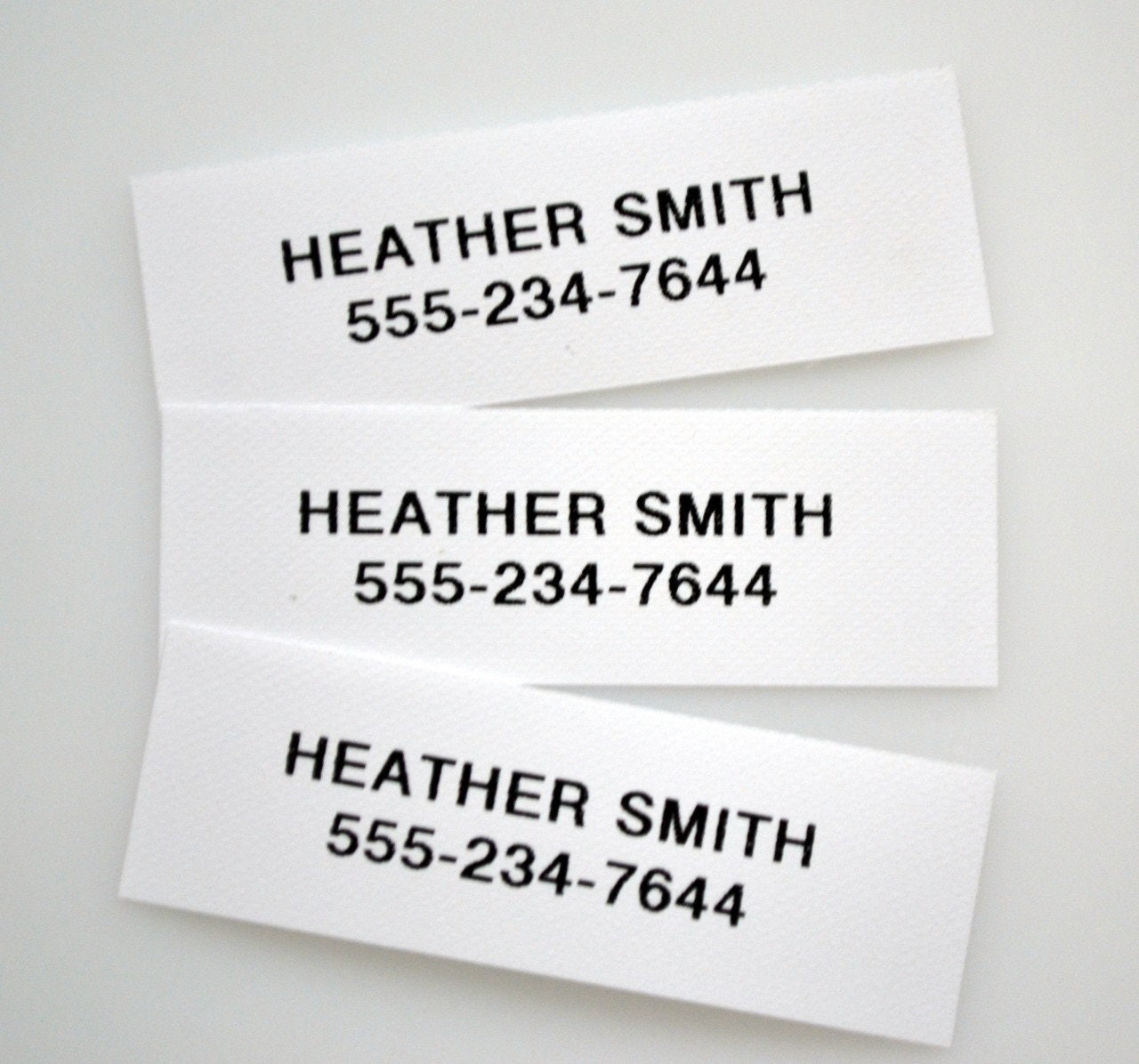 2 LINE Name Tape - Etsy