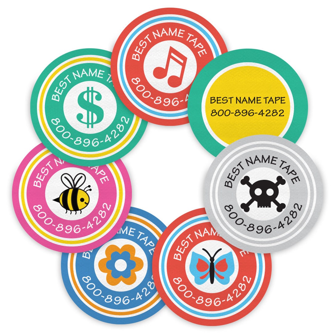 IRON-ON: LOGOS - Circle Performance Labels - Etsy