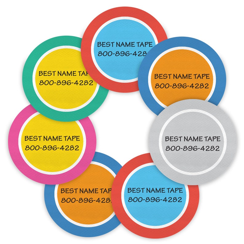 IRON-ON: LOGOS Circle Performance Labels - Etsy