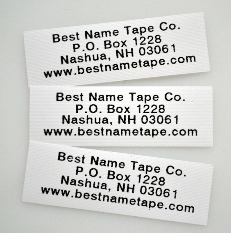 4 LINE Name Tape - Etsy