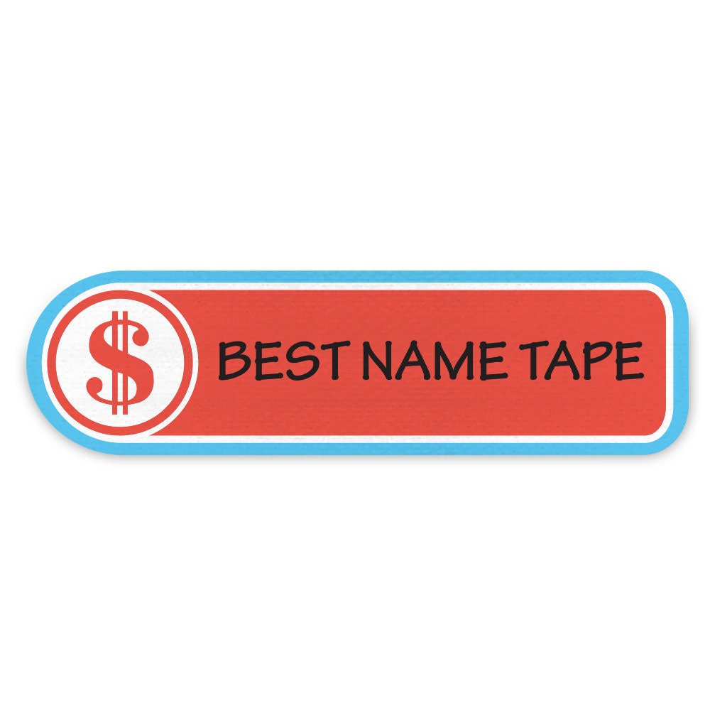 PRESS-ON: LOGOS Rectangle Sticker Labels - Etsy