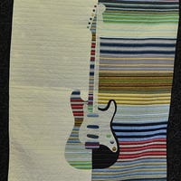 Digital Guitar Applique Quilt Pattern, "beautifully Acoustic" (67" X 57 ...