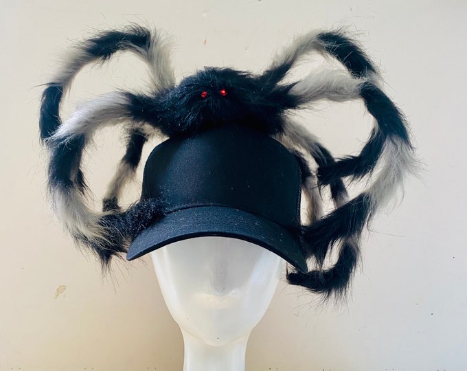 Spider Hat/ Hairy Spider Headpiece/halloween Baseball Cap/halloween Hat ...