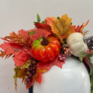 Fall Headpiece/autumn Crown/ Harvest Headband/pumpkin Headband ...