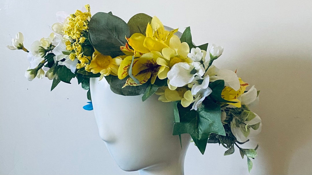 Midsommar Flower Crown/spring Flower Crown/renaissance Faire Crown ...