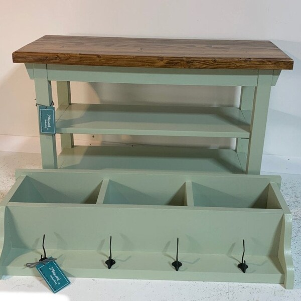 Small Coat Rack With Bench - Etsy