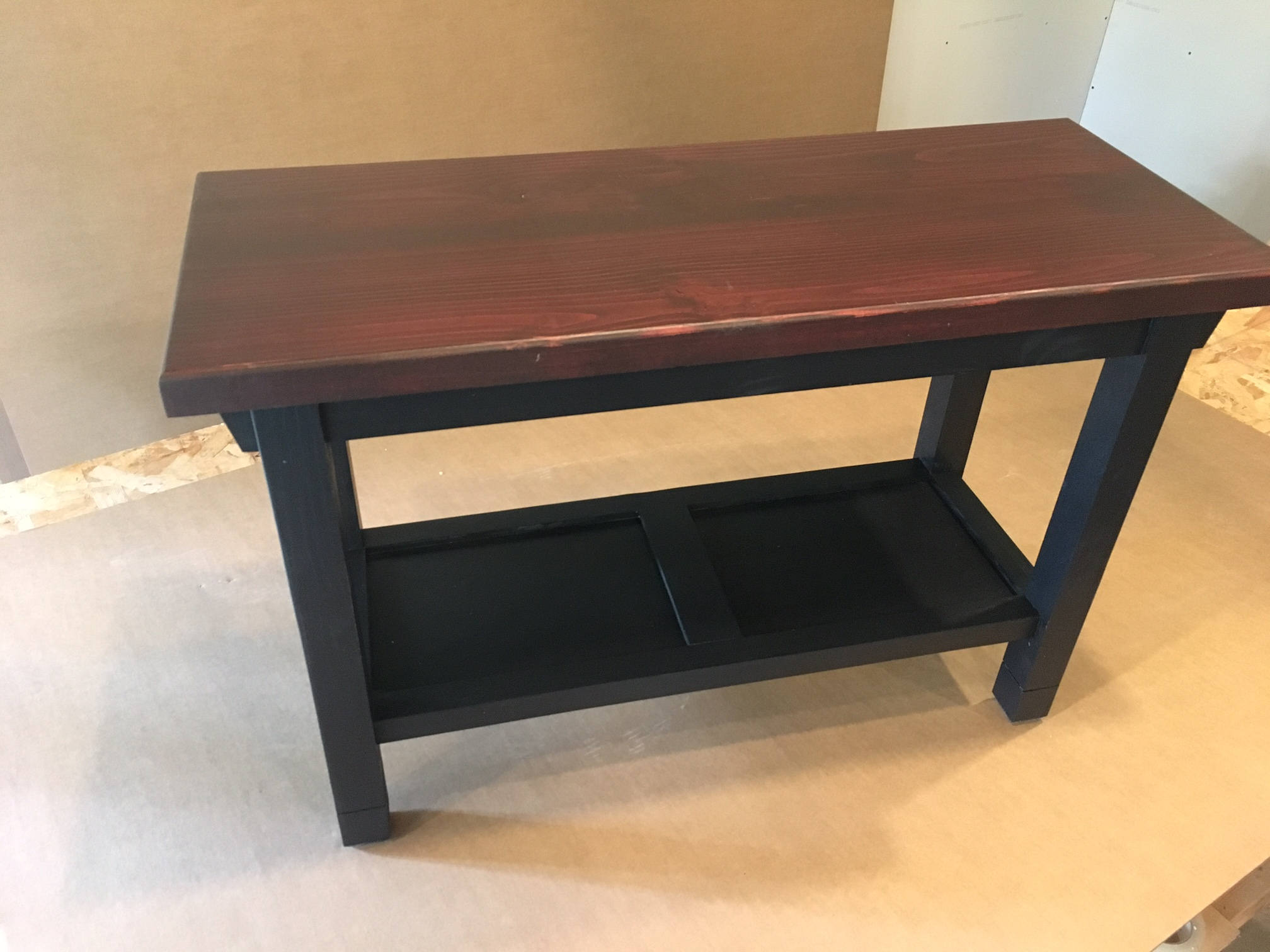 30 Inch Tray Shelf Bench in Your Choice of Color | Etsy