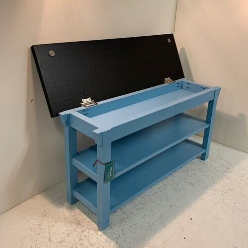 36 Inch Storage Bench With Steel Legs in Your Choice of Color - Etsy