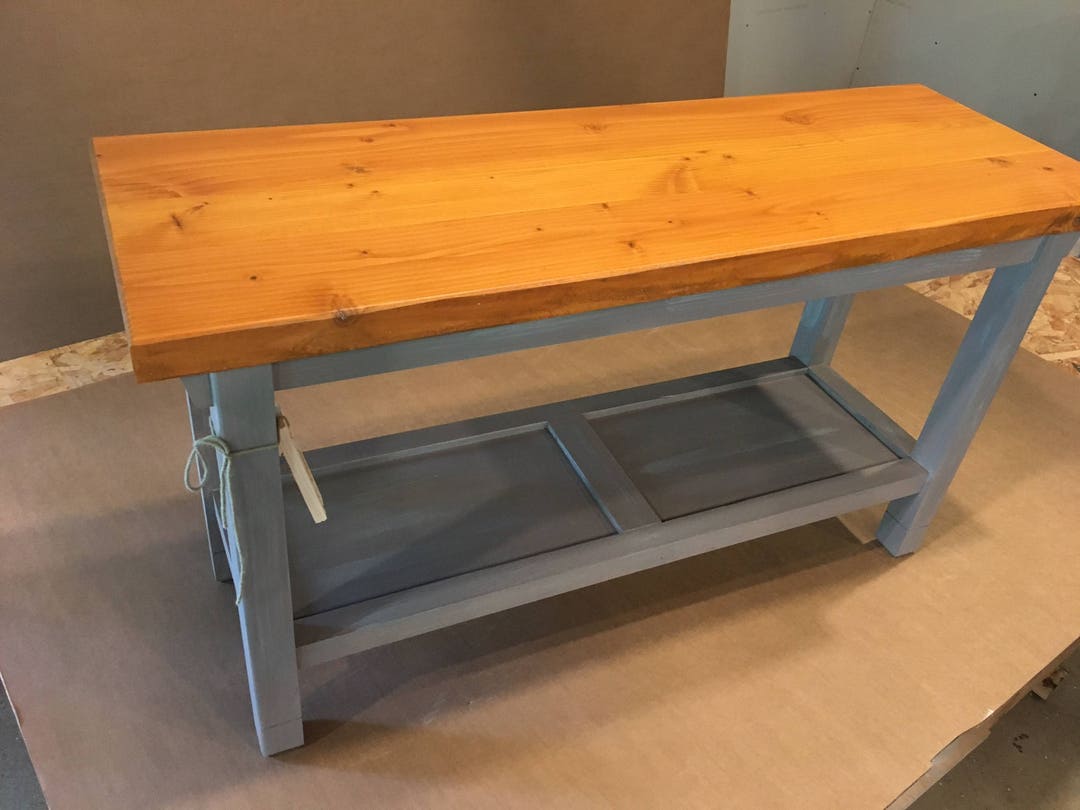 32 Inch Tray Shelf Bench Inch in Your Choice of Color - Etsy