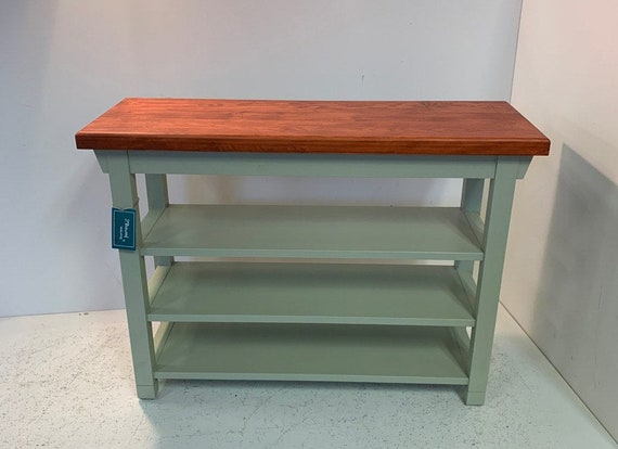 36 Inch Three Shelf Bench in Your Choice of Color - Etsy