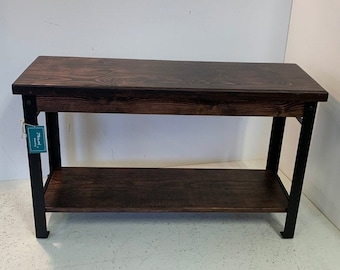 42 Inch Console Table With Steel Legs in Your Choice of Color - Etsy