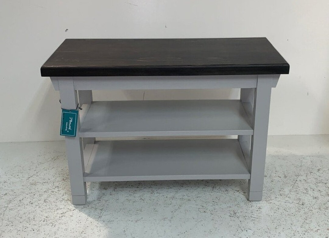 28 Inch Two Shelf Bench in Your Choice of Colors - Etsy