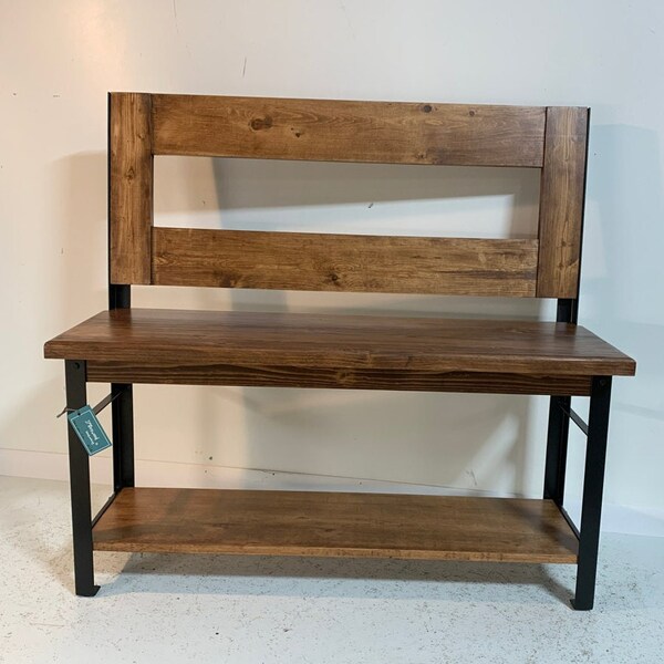 Kitchen Bench With Back - Etsy