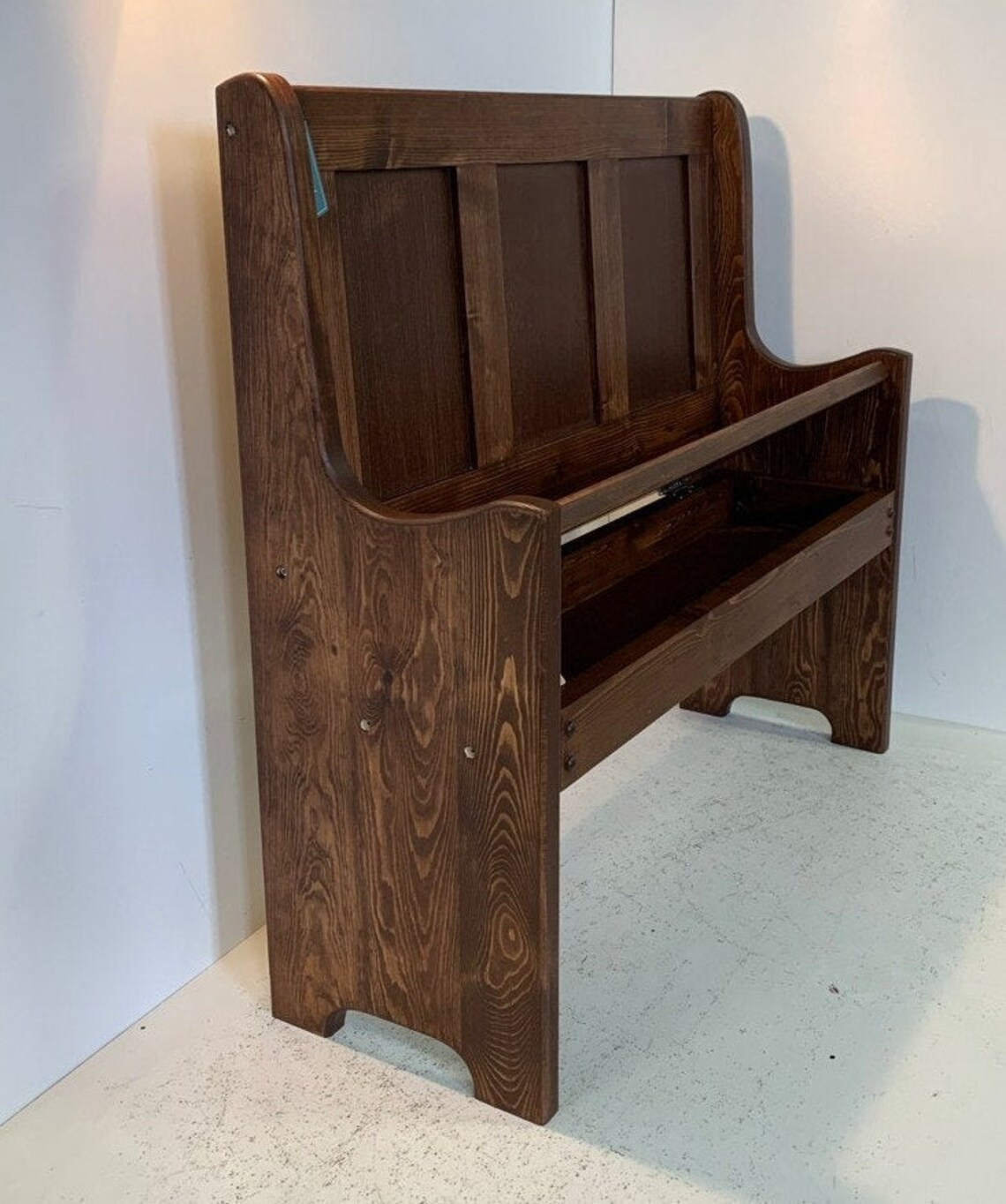 42 Inch Pew Bench With Storage Compartment in Your Choice of - Etsy