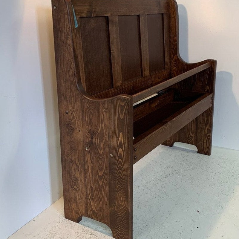 Antique Storage Bench - Etsy