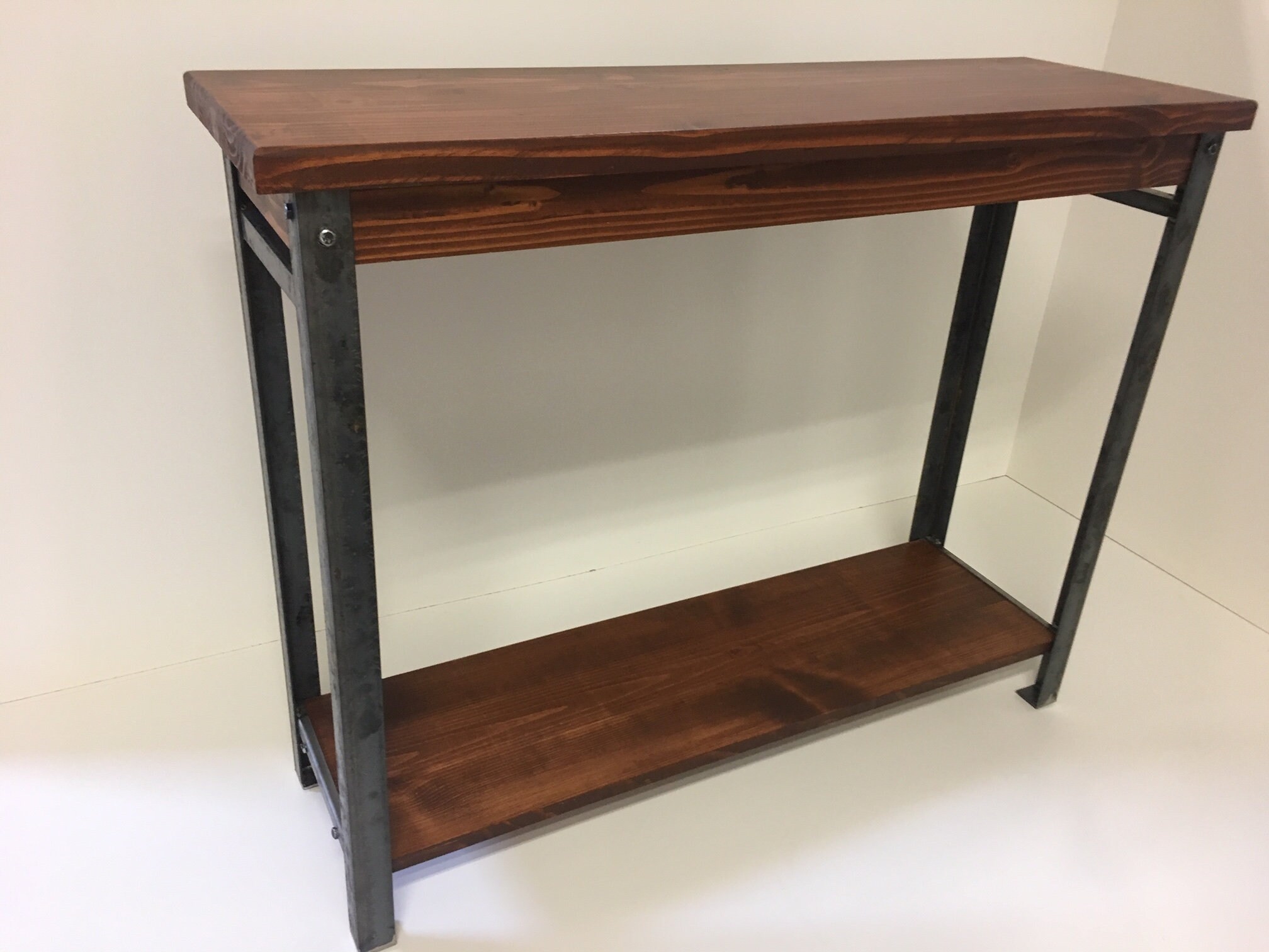 42 Inch Console Table With Steel Legs in Your Choice of Color | Etsy