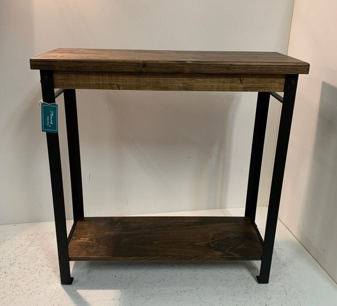 42 Inch Console Table With Steel Legs in Your Choice of Color - Etsy