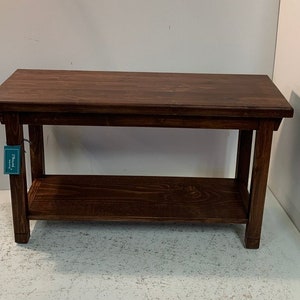 30 Inch Smooth Shelf Bench in Your Choice of Colors - Etsy