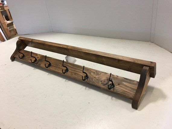 40 Inch Coat Rack Shelf Etsy