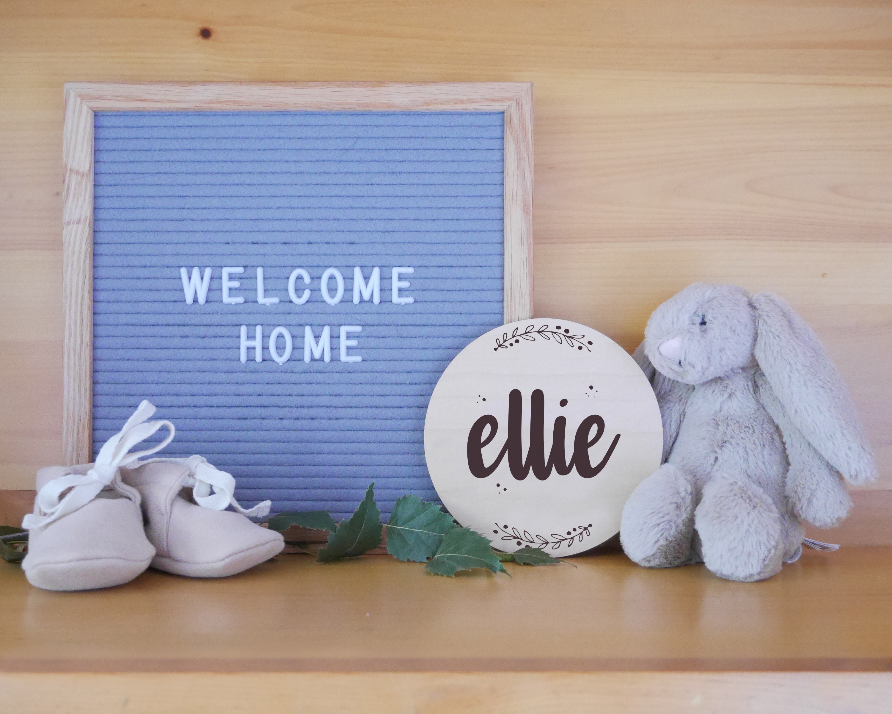 Custom Baby Name Sign Engraved Wood Newborn Hospital Sign - Etsy