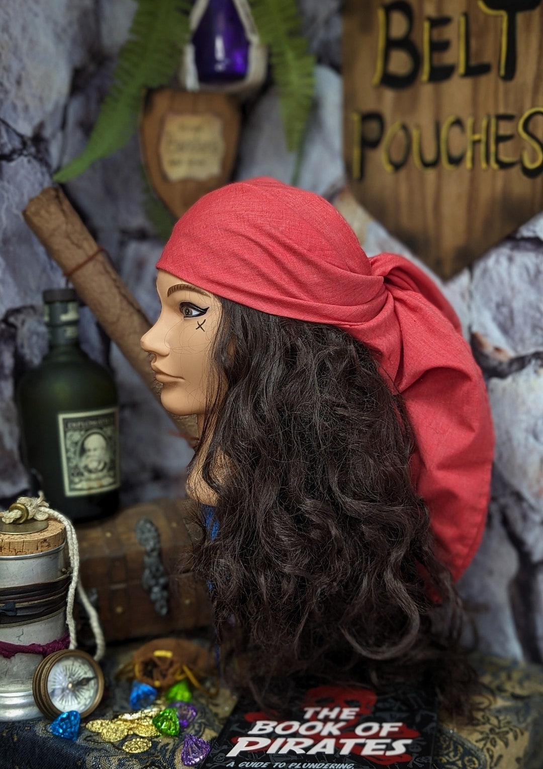 Pirate Head Wrap, Handmade in Colorado - Etsy