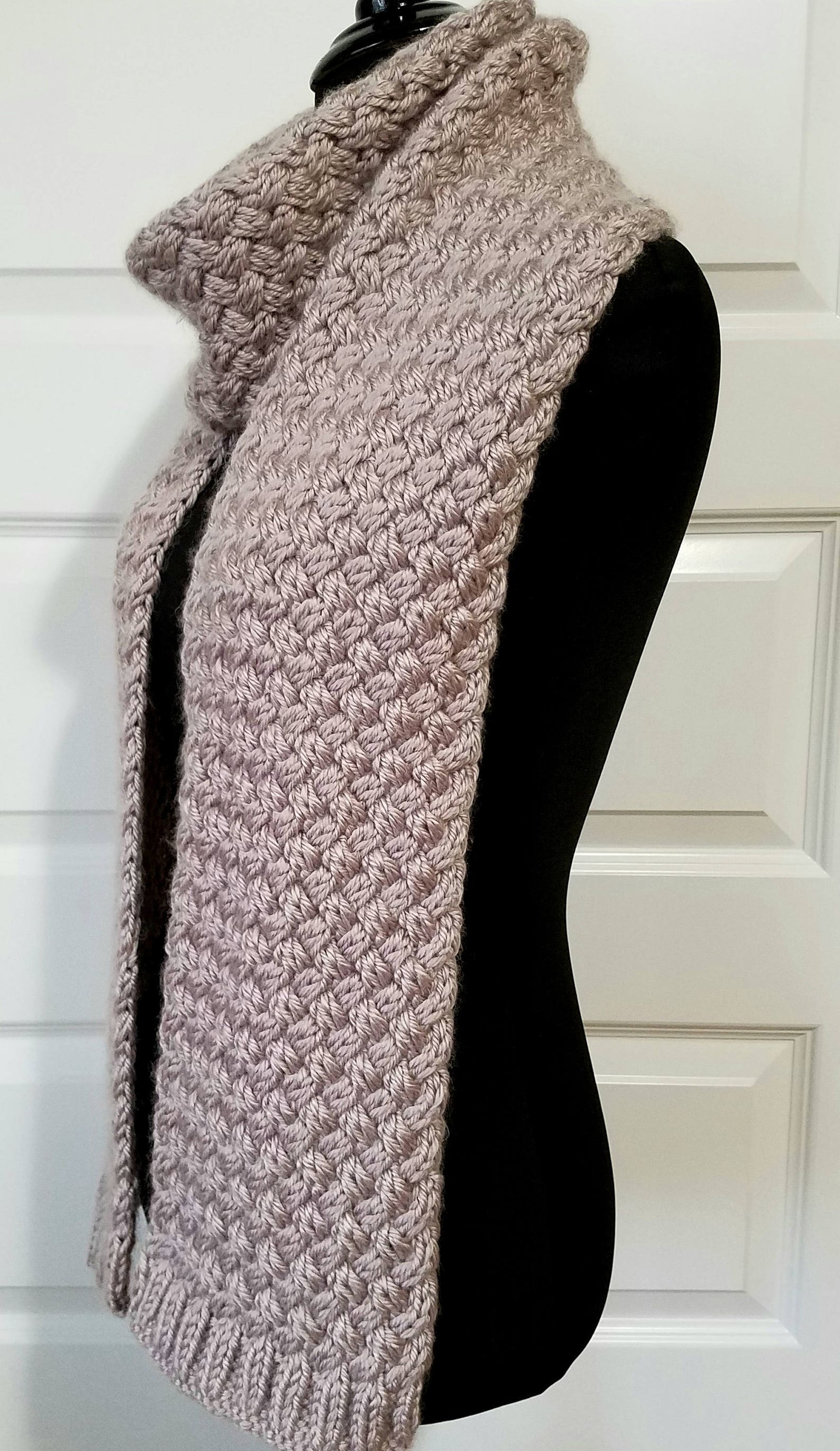 KNITTING PATTERN / Diagonal Weave Scarf Pattern / PDF Pattern/ | Etsy