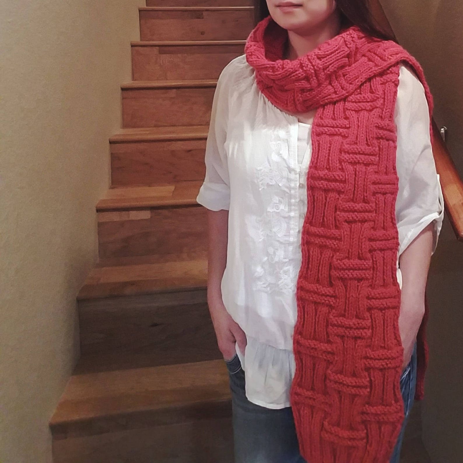 KNITTING PATTERN / Bamboo Forest Scarf Pattern / Knit Scarf Pattern ...