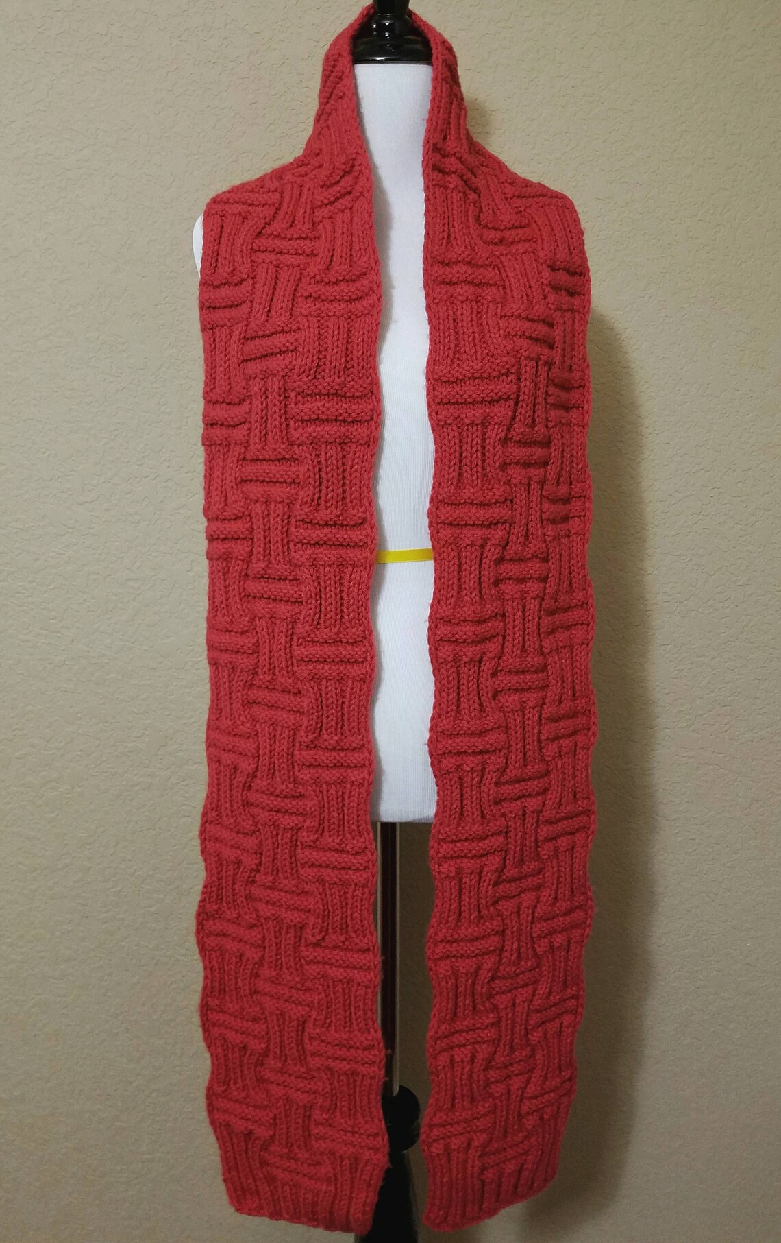 KNITTING PATTERN / Bamboo Forest Scarf Pattern / Knit Scarf Pattern ...