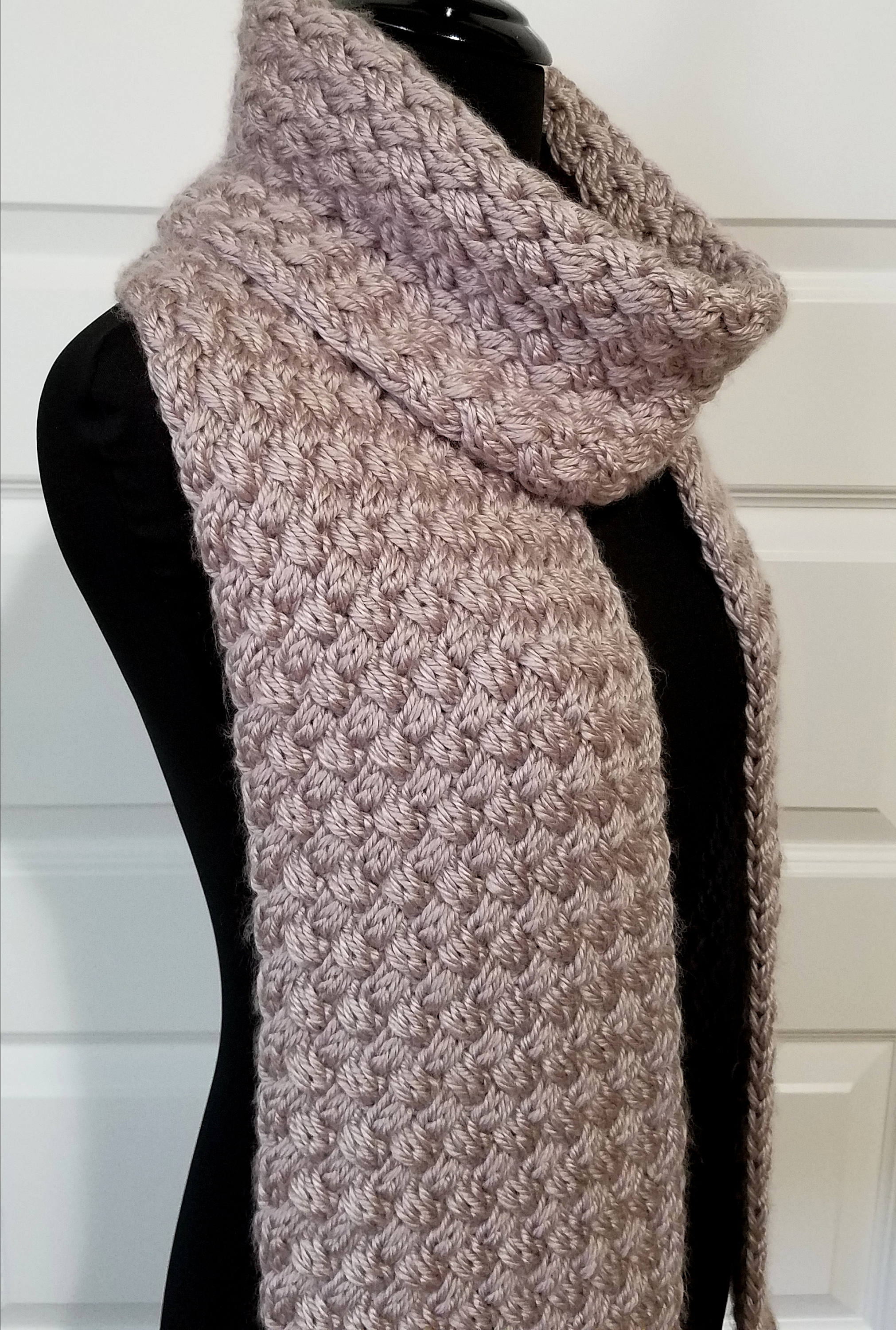 KNITTING PATTERN / Diagonal Weave Scarf Pattern / PDF Pattern/ | Etsy