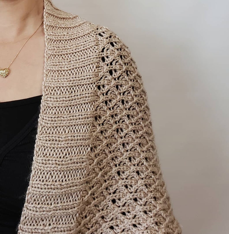 KNITTING PATTERN / Lace Shawl Cardi Pattern / PDF Pattern/ - Etsy