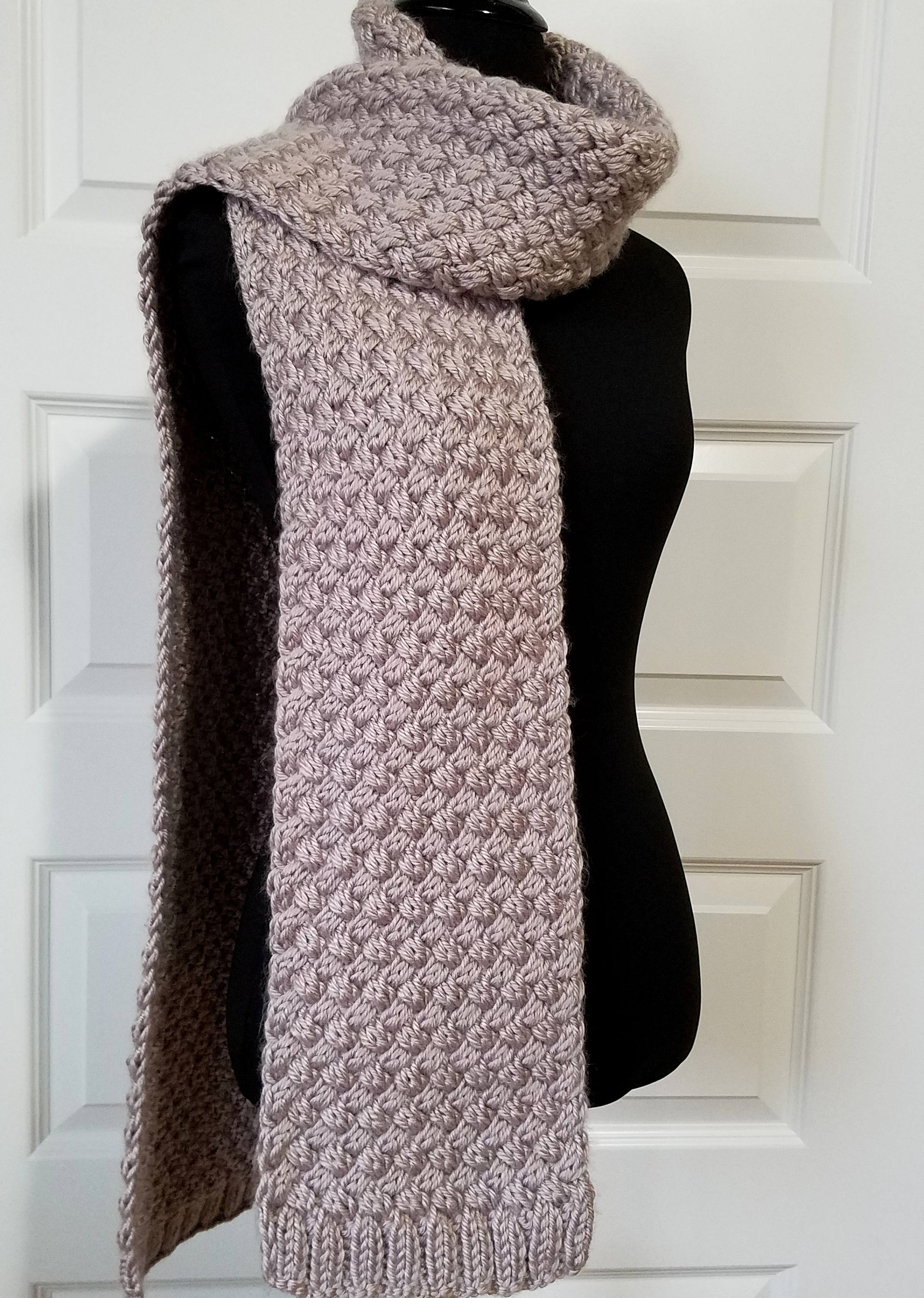 KNITTING PATTERN / Diagonal Weave Scarf Pattern / PDF Pattern/ | Etsy