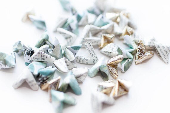 50 Origami Paper Hearts for 5 | Etsy