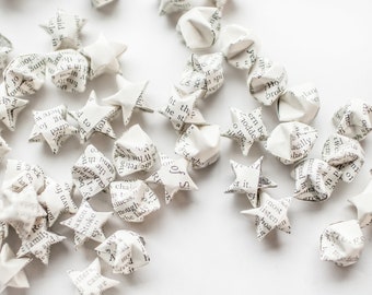 Book Pages Origami - Etsy