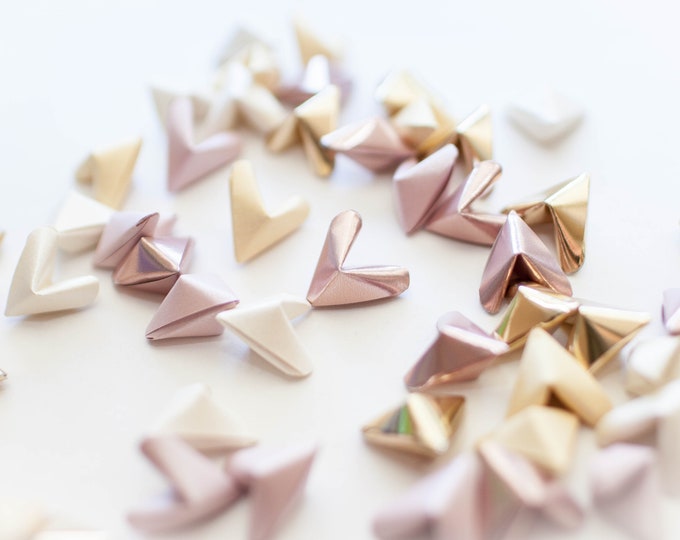 50 Origami Paper Hearts for 5 - Etsy