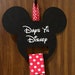 Disney Countdown - Reusable Fabric Countdown Chain for Disney Trips - Etsy